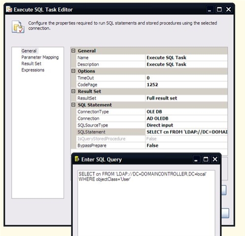 Retrieving Information from Active Directory with SSIS | Agile BI